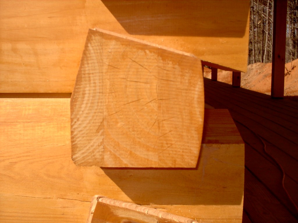 Engineered Logs - Burks Fork Log Homes